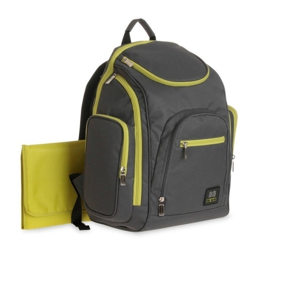 BB GEAR | Bags | Bb Gear Spaces And Places Backpack Diaper Bag Gray ...